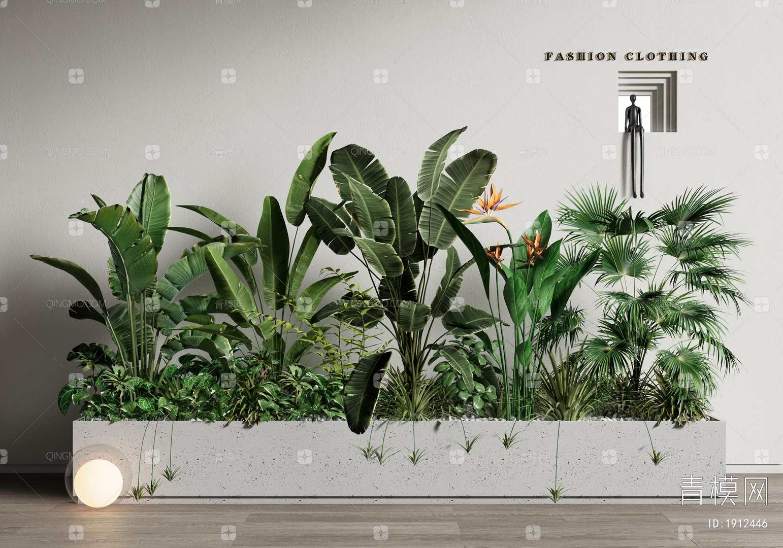绿植花箱 室内植物造景 植物组合 植物堆 花坛花箱 微景观3D模型 现代VR无灯光有贴图MAX2016绿植花箱 室内植物造景 植物组合