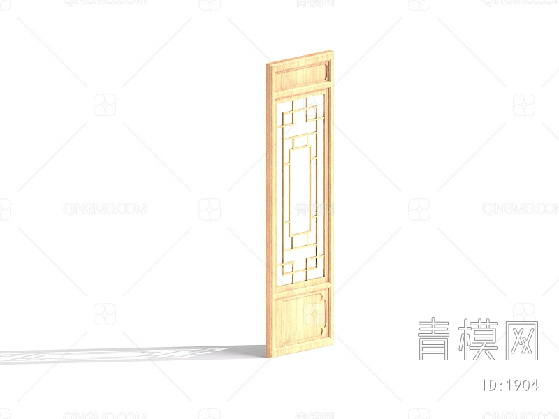 【古建筑门窗3D模型】_中式VRMAX2012古建筑门窗3d模型下载_ID1904_免费3Dmax模型库 - 青模3d模型网