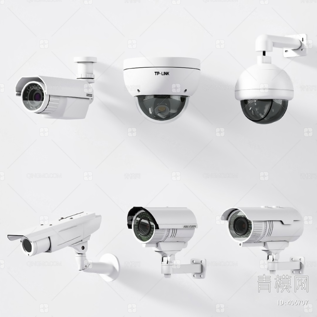 【摄像头3D模型】-现代VR有灯光有贴图MAX2016摄像头3d模型下载-ID406707-免费3Dmax模型库 - 青模3d模型网