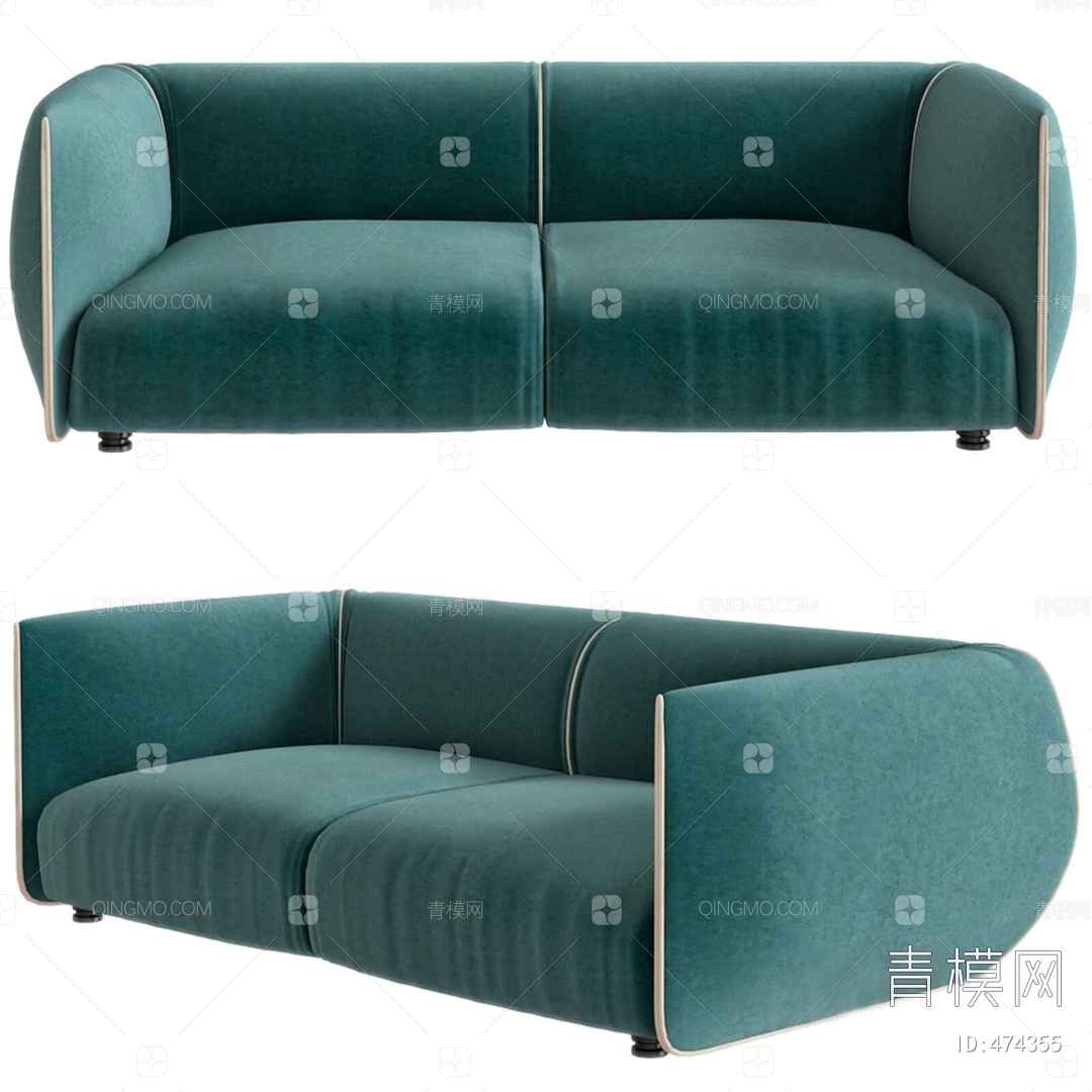 【台湾 MIA 双人沙发3D模型】-现代VR有灯光有贴图MAX2014台湾 MIA 双人沙发3d模型下载-ID474355-免费3Dmax模型 ...
