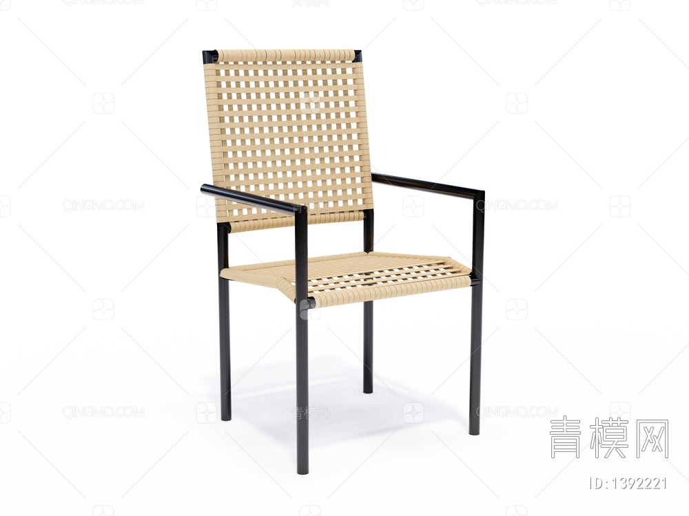 【竹编休闲椅SU模型】-现代SU8.0Enscape有竹编休闲椅SU模型下载-ID1392221-免费SU模型库 - 青模SU模型网