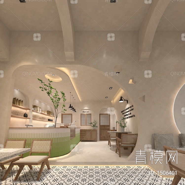 【奶茶店 甜品店 蛋糕店3D模型】-现代VR有灯光有贴图MAX2016奶茶店 甜品店 蛋糕店3d模型下载-ID1506401-免费3Dmax ...