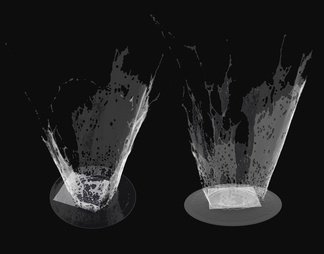 【水花SU模型】-现代SU8.0无未知水花SU模型下载-ID1766465-免费SU模型库 - 青模SU模型网