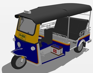 【突突车Tuk-TukSU模型】 -SU2014突突车Tuk-TukSU模型下载-ID370867-免费SU模型库 - 青模SU模型网